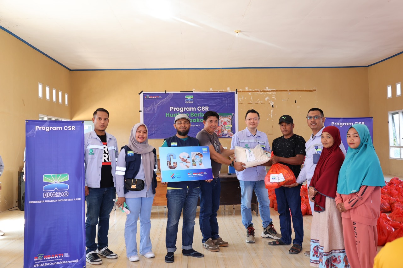 PT. IHIP Bagi-bagi 300 Paket Sembako di 3 Desa untuk Janda, Yatim dan ...