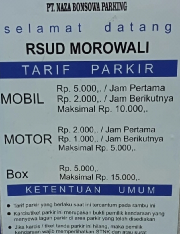 KLK-M: Meminta Tegas Hentikan Parkir Berbayar di RSUD Morowali dan Tidak Manusiawi di Daerah ...